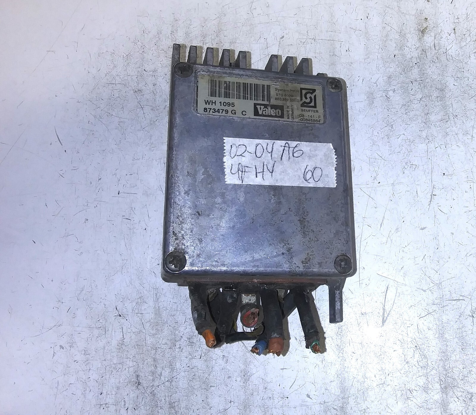 8E0 959 501 D Audi A6 2002-2004 Cooling fan control module | eBay
