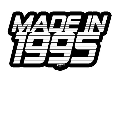 2 x Large Car Stickers - made in 1995 Decal Bumper Bike Truck Laptop ...