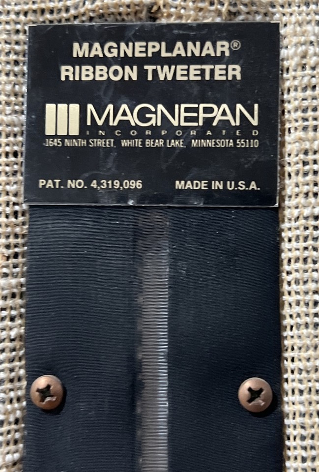 Magnepan Ribbon Tweeters/Loudspeakers MG-IIIA | eBay