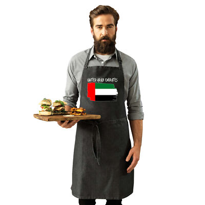 United Arab Emirates Country Flag Nationality - Kitchen Apron Cooking ...