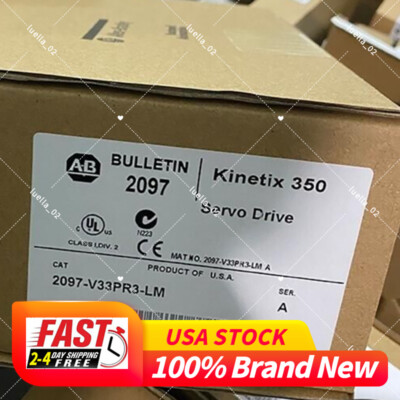 New Sealed AB 2097-V33PR6-LM Series A Kinetix 350 Single Axis Servo ...