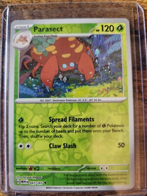Pokemon TCG Scarlet & Violet 151 Parasect Reverse Holo Rare #47/165 | eBay
