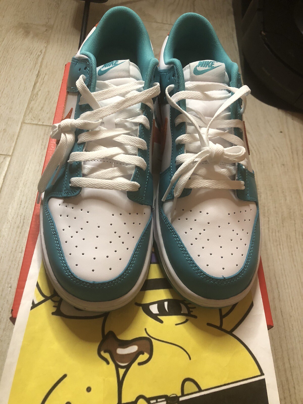 DS Nike Dunk Low Miami Dolphins TUA NFL Exclusive Release Men's Sizes ...