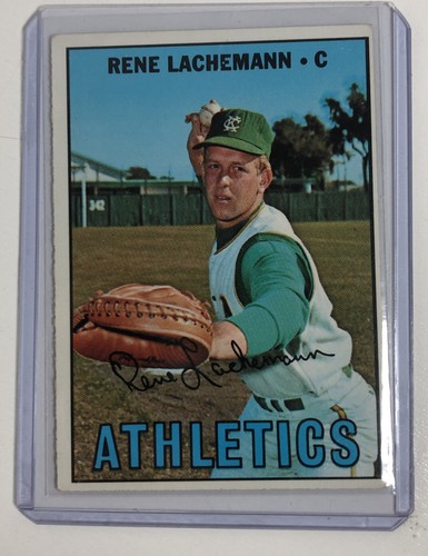 1967 TOPPS BASEBALL #471 RENE LACHEMANN KANSAS CITY ATHLETICS EX/MT | eBay