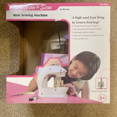 Lil SEW & SEW Mini Sewing Machine by Michley Style LSS-Mini Tested and ...