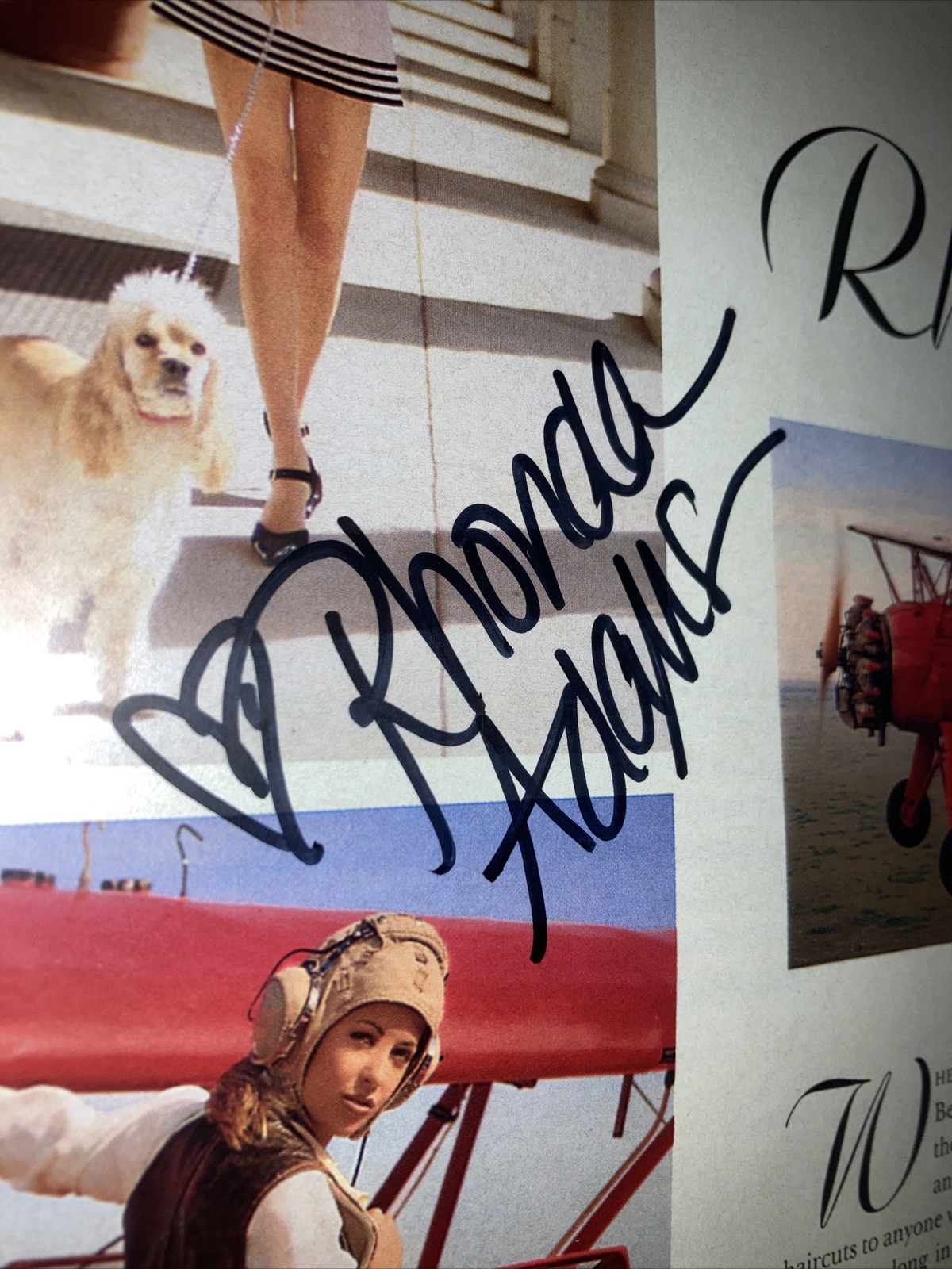 Rhonda Adams Autograph signed Playboy page live ink | eBay