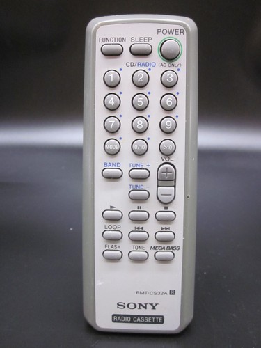 Sony RMT-CS32A Radio Cassette Remote Control | eBay
