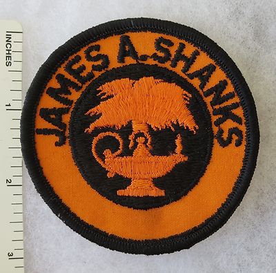 JAMES A. SHANKS HIGH SCHOOL QUNICY FLORIDA ROTC PATCH Original Vintage ...