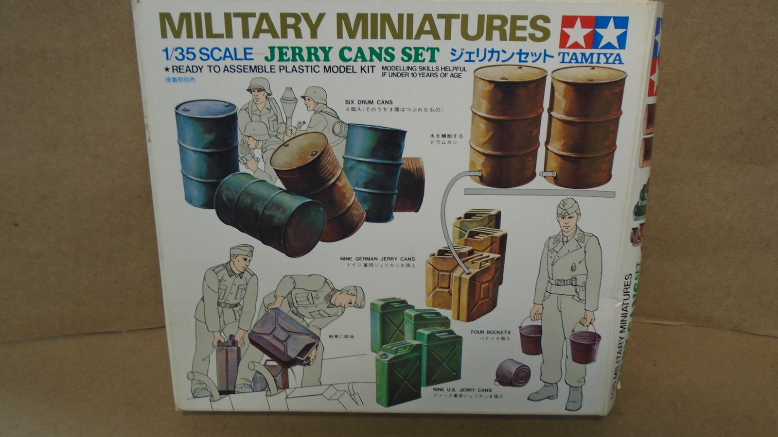 Tamiya Military Miniatures 1/35 Scale Jerry Cans Set 35026 for sale ...
