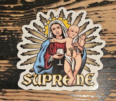 Supreme Sean Cliver Blood Sticker FW24 + FREE SURPRISE | eBay
