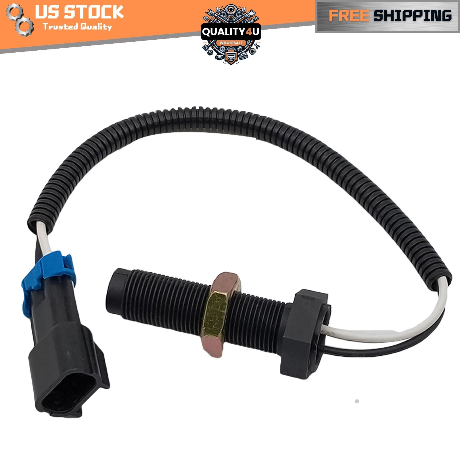 New Single Connector 2 Prong Screw In Type Speed Sensor for Mack Eaton ...