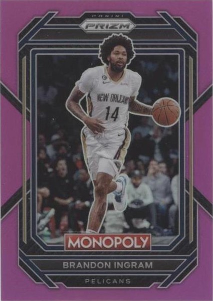 2022-23 Panini Prizm Monopoly - Pink Prizm #56 Brandon Ingram /149 for ...