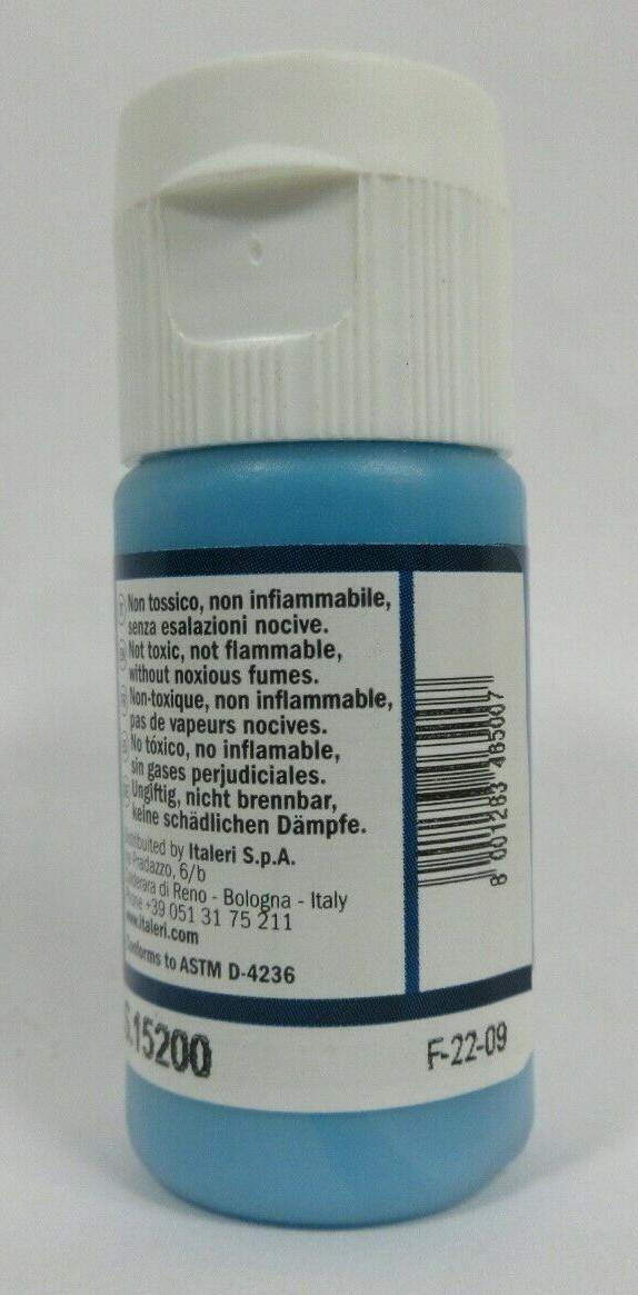 Italeri - GLOSS LIGHT BLUE (#4650AP) - Acrylic Model Hobby Paint 20ml ...