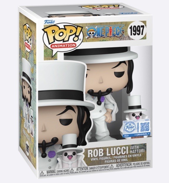 Rob Lucci Funko Pop! CHASE & COMMON PRE-STICKER In Stock | eBay