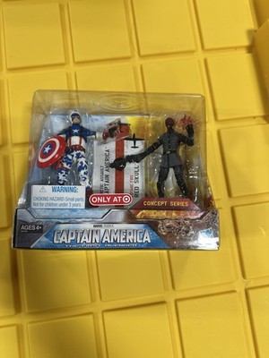 MARVEL CAPTAIN AMERICA & RED SKULL 3.75” Concept Series TARGET H65 #1 ...