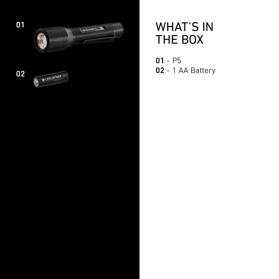 Ledlenser Dog Walking Torch LED, Battery Powered, 200lm, 170m Beam ...