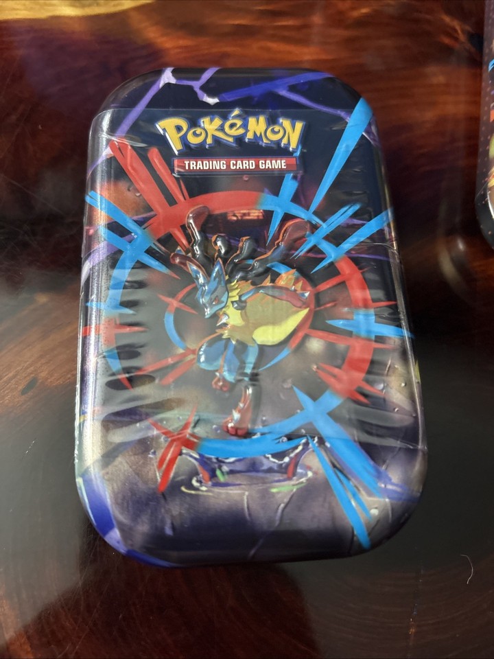 2 Pokemon TCG Mega Evolutions Mini Tin Art New Factory Sealed English ...