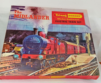 Vintage Tri-ang Hornby RS.8 The Midlander train set EX in Box. 00 991 ...