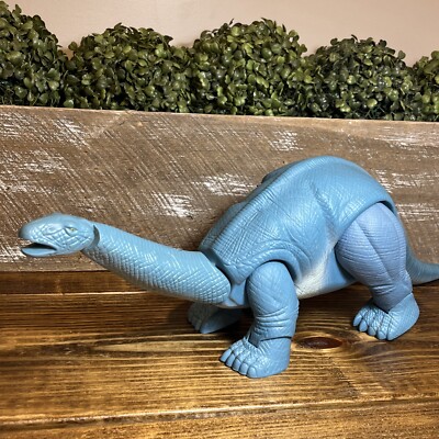 Vintage 1987 Playskool Definitely Dinosaurs Blue Apatosaurus Original ...