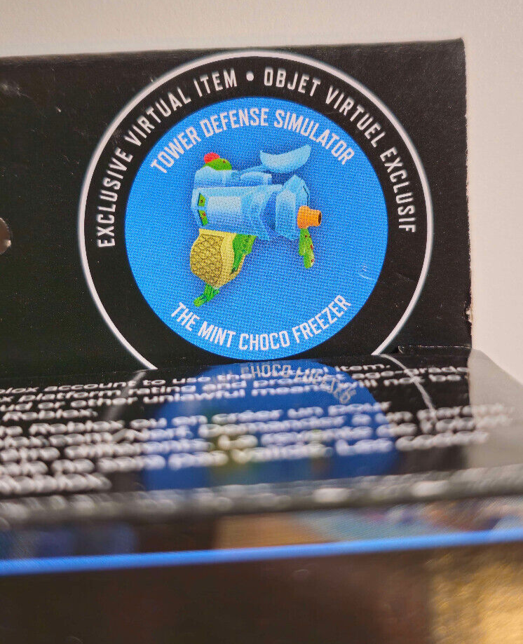 ROBLOX Nerf Mint Choco Freezer Tower Defense Simulator Blaster Rare ...