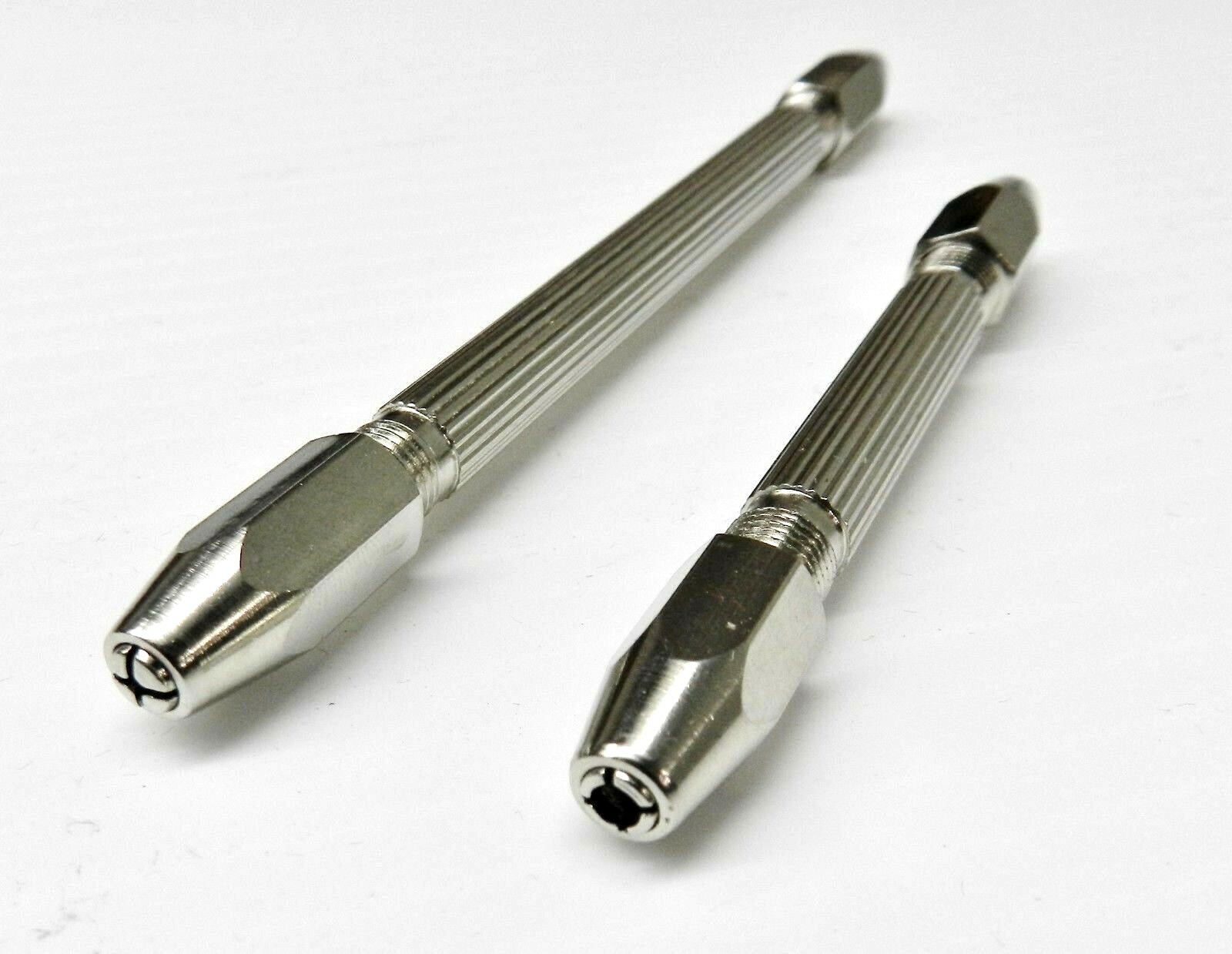 2 Pin Vices Double End Pin Vise 2 Chuck Hand Tool 3.5" & 4" Lengths ...