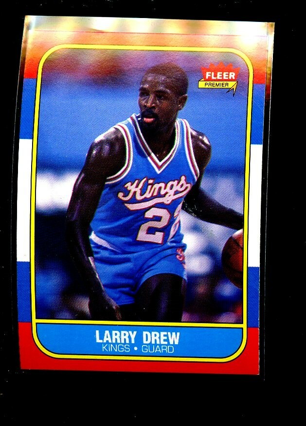 1986 FLEER #15 LARRY DREW KINGS MINT E09231 | eBay