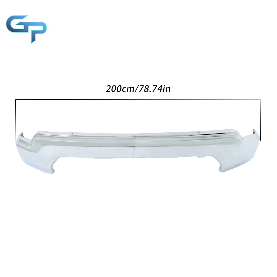 Steel Split Front Bumper For GMC Sierra 1500 2019-2021 Chrome W/o ...