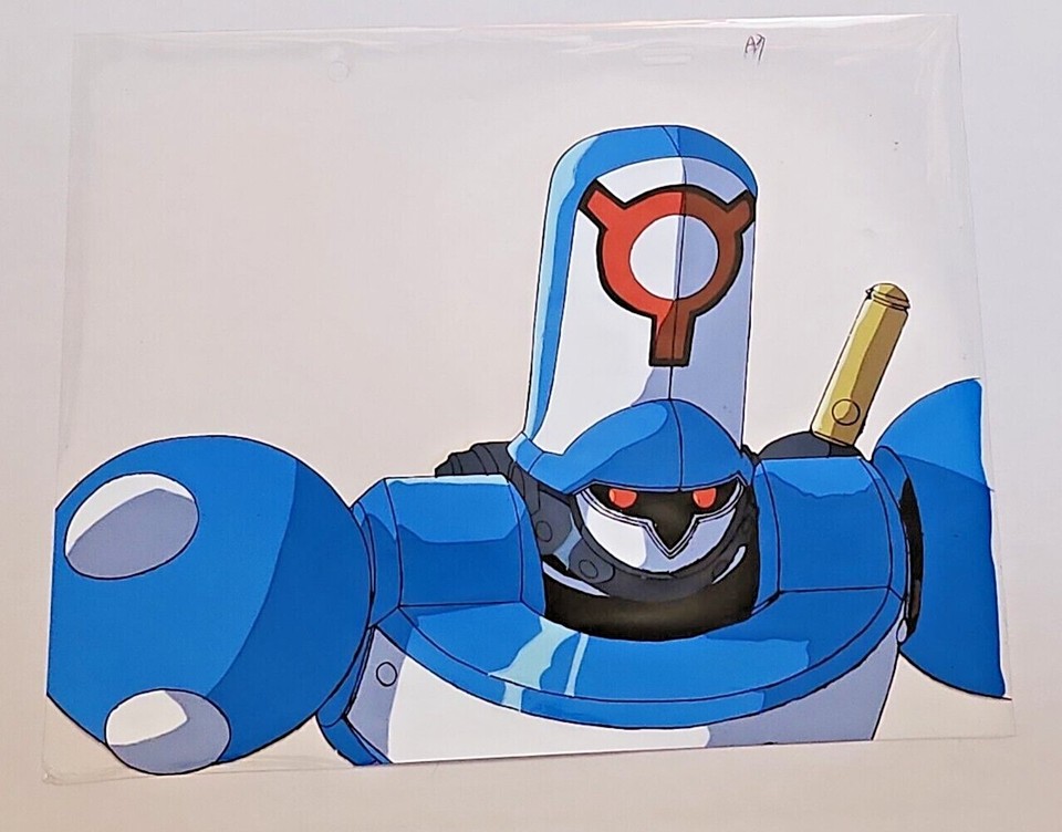 Orig Japanese Anime Cel + Genga MECHA BEAST ROBOT UNKNOWN SHOW #188 RAY ...