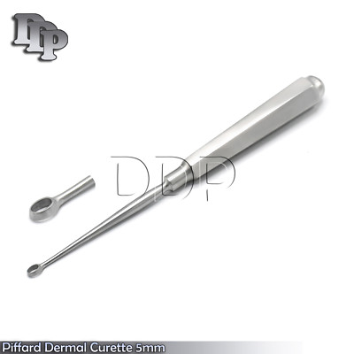 Piffard Dermal Curettes 5MM Oval Shape Cup 6 1/4" Surgical Instruments ...