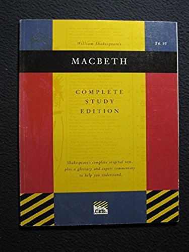Macbeth (Cliffs Complete Study Editions) [Oct 15, 1964] Shakespeare ...