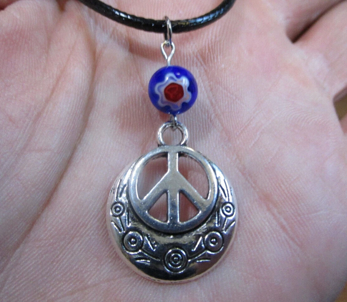 Dark Blue Peace Sign