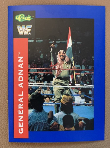 1991 WWF CLASSIC TRADING CARD SERIES - GENERAL ADNAN #67 HASBRO WWE ...