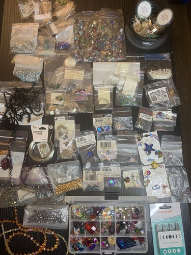 HUGE Swarovski Crystal Bead Lot For Jewelry Making OVER 1000 CRYSTALS! | eBay