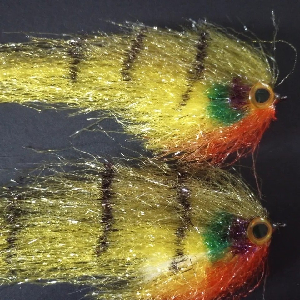 2 Pk. 5" Weedless Flies Pike Bass Trout Walleyes Stripers | eBay