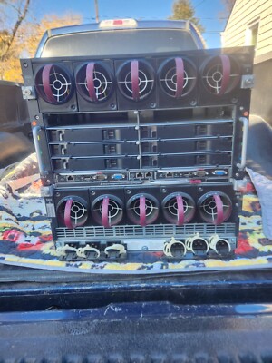 HP ProLiant BladeSystem c7000 Enclosure 6X PSU 10X Fans 15x HSTNS-BC59 ...