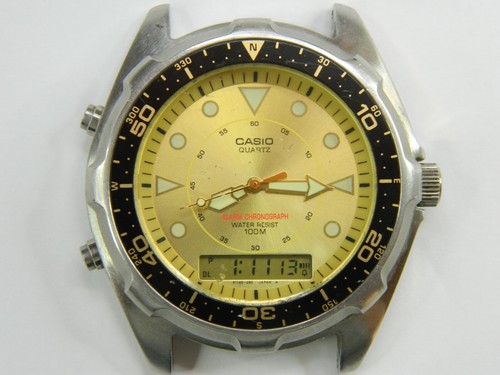 CASIO AMW-320D ANA-DIGI ALARM CHRONOGRAPH QUARTZ MENS WATCH - NEW ...