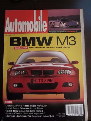 Automobile Magazine January 2002 Subaru WRX No Label (GG) | eBay