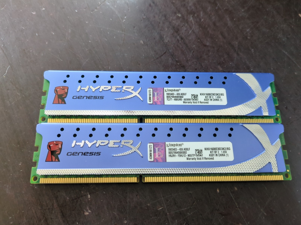 Kingston HyperX Genesis 8GB (2X4GB) PC3-12800 DDR3-1600 DESKTOP ...