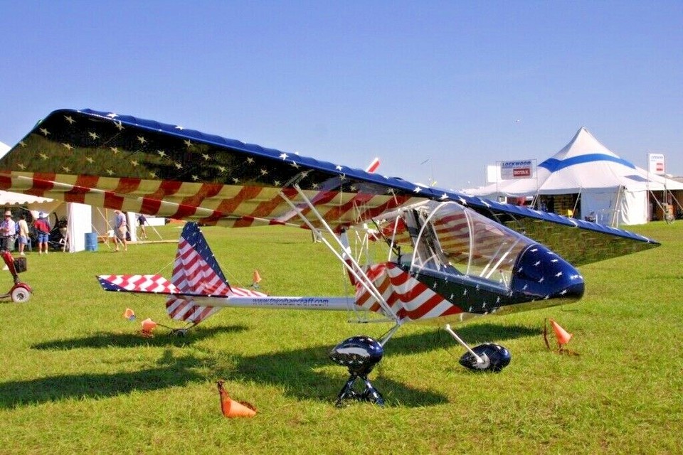 Kolb Firefly USA Airplane Desktop Kiln Dried Wood Model Regular Free ...