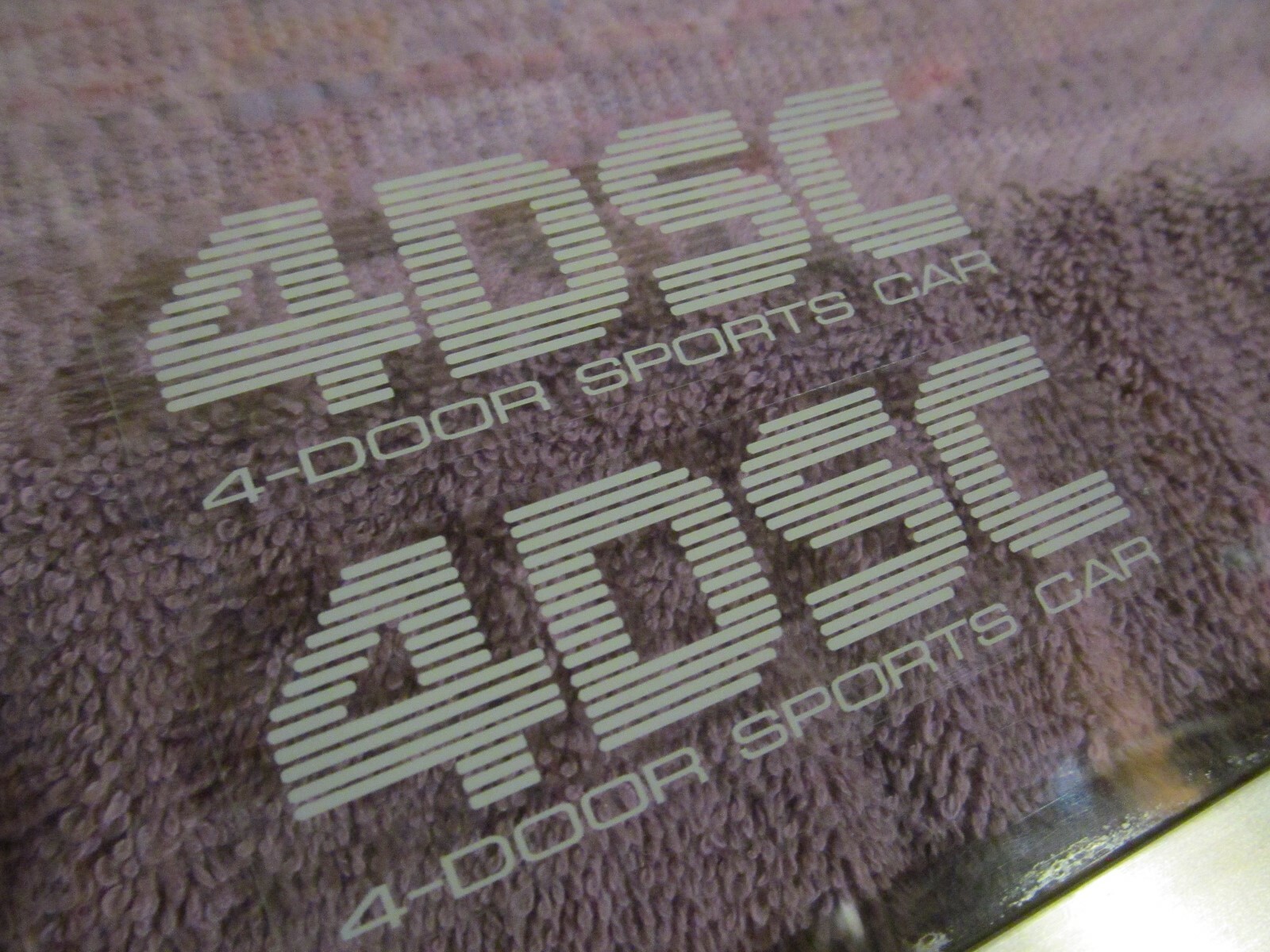 1989 Nissan Maxima 4dsc Four Door Sports Car Window Vinyl Decal Sticker ...