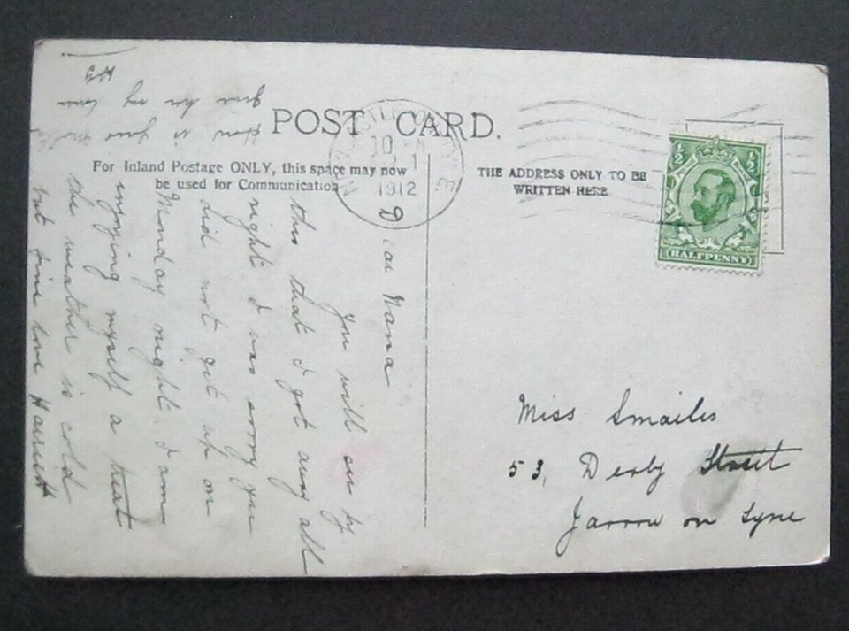 Wallington Bridge Wallington Demesne, Northumberland England 1912 RPPC ...