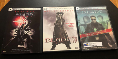 Blade Trilogy DVD Platinum Series (Blade, Blade II, Blade Trinity ...