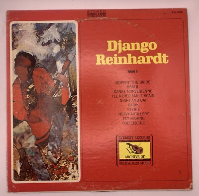 Django Reinhardt Volume III 1972 Everest Archive of Folk & Jazz Music Stereo LP | eBay