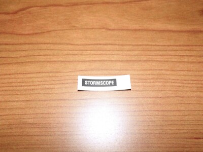 Aircraft Stormscope Decal | eBay