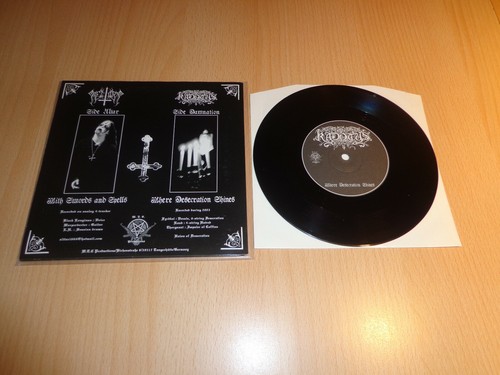 Alttari/Kadotus Split 7'' Vinyl Single 2007 WTC Black Metal Behexen ...