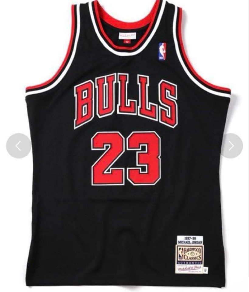 NIKE Mitchell Ness Bulls Jordan No. 23 Basketball Jersey L | eBay