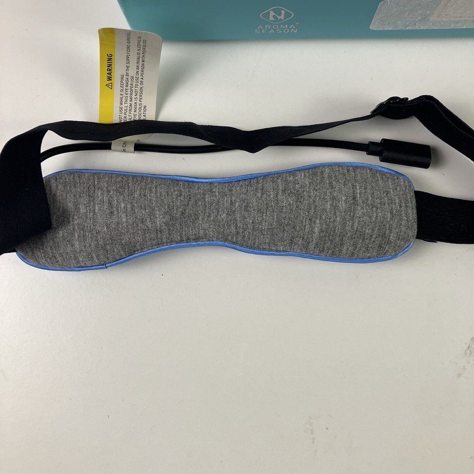 Aroma Season Heated Eye Mask for Dry Eyes Warm Eye Compress w Flaxseed ...