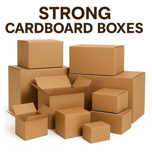 Strong Cardboard Boxes for Moving & Shipping – All Sizes – Multi-Pack ...