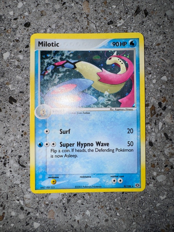 Pokemon TCG Cards Milotic 8/106 Emerald Holo Rare NM-M | eBay Australia