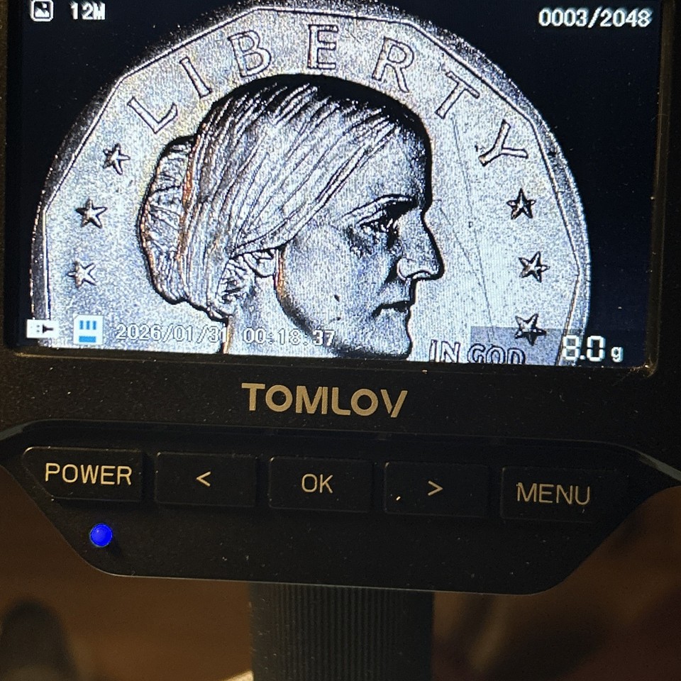1979 S $1 Susan B Anthony Liberty Liberty One Dollar Coin ERRORS FACE ...
